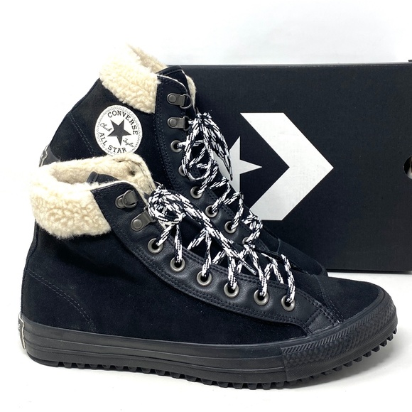 Converse | Shoes | Converse Chuck Taylor Pc Boot High Suede Black Mens ...